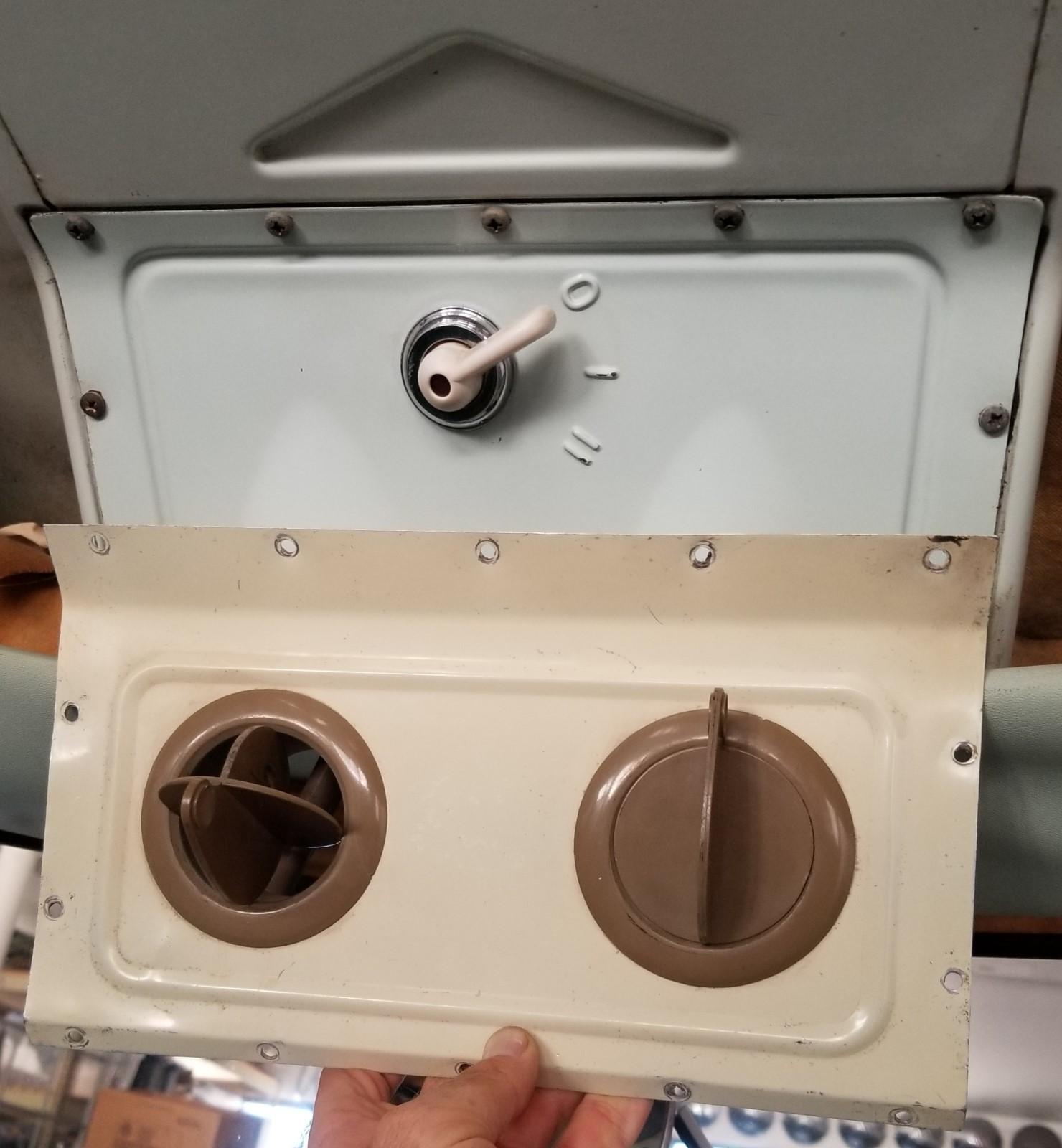 Uni-Vent Frischluft Belüftungssystem für VW Bus T1 Klimaanlage seltenes ...